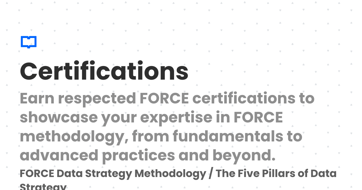 Certifications | FORCE