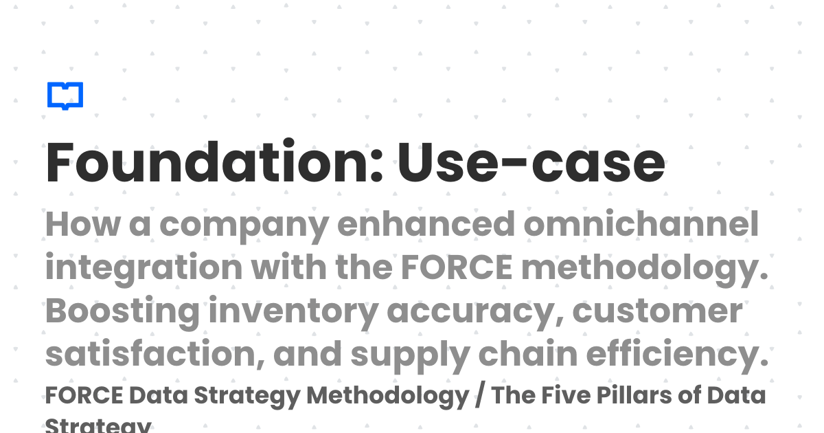 Foundation: Use-case | FORCE
